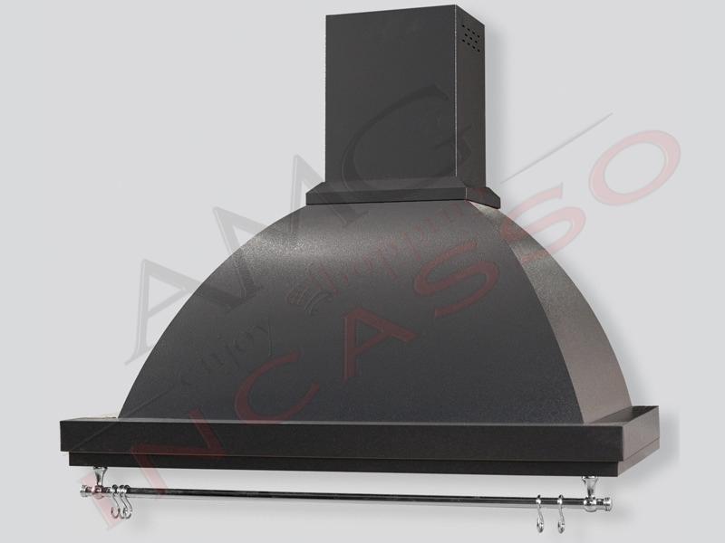 Cappa Cucina Parete Rustica Valentina 60 Struttura Antracite ...